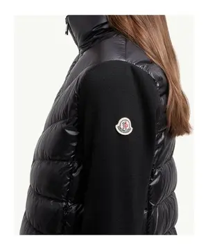 Moncler Padded Wool Zip-up Cardigan