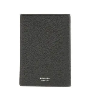 TOM FORD Textured Leather Wallet - Black