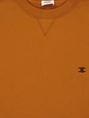 Celine Cotton Fleece Sweatshirt - No