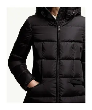 Moncler Avocette Hooded Long Down Jacket