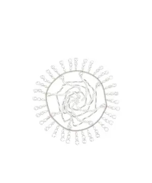 Rabanne Crystal Fringe Headpiece