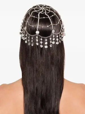 Rabanne Crystal Fringe Headpiece