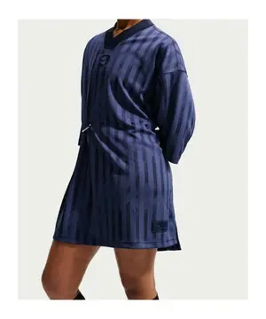 Nike Striped Jersey Mini Dress - Blackened Blue
