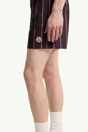 Moncler Striped Swim Shorts