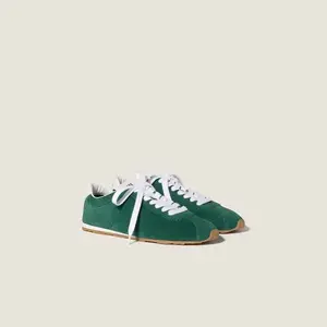 Miu Miu Plume Suede Sneakers