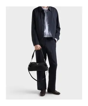 Prada Explore Re-nylon And Leather Bag