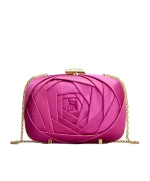 ROGER VIVIER Quilted Box Shoulder Bag - Pink
