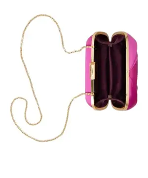 ROGER VIVIER Quilted Box Shoulder Bag - Pink