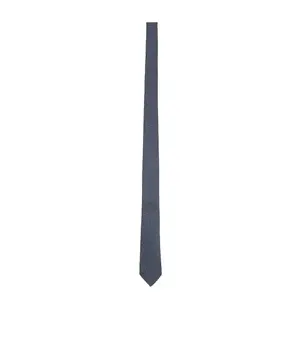 TOM FORD Herringbone Pattern Neck Tie - Gray