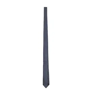 TOM FORD Herringbone Pattern Neck Tie - Gray