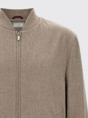 Brunello Cucinelli Long-sleeved Zip-up Bomber Jacket