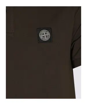 Stone Island Logo-patch Polo Shirt