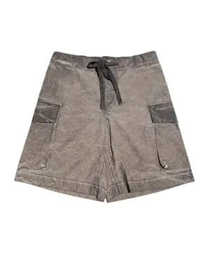 UMA WANG Drawstring Cargo Shorts - Gray