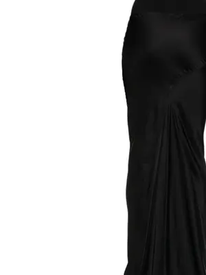 Rick Owens Coda Slim-fit Maxi Skirt - Black