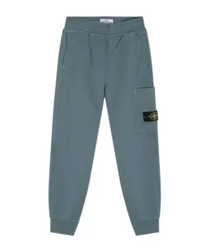 Stone Island Elastic-waist Athletic Pants - Blue