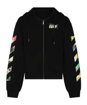 Off-White Long-sleeve Sweatshirt - Black