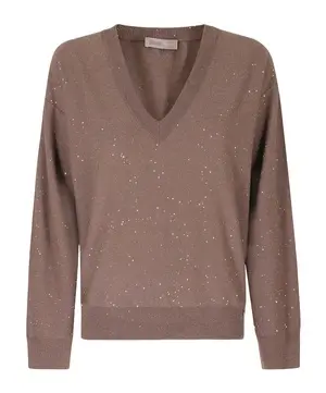 Herno V-neck Sweater - Visone