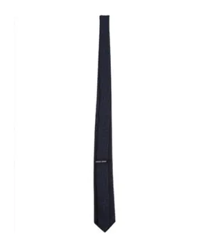 Giorgio Armani Zigzag Pattern Tie