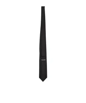TOM FORD Dotted Silk Tie - Black