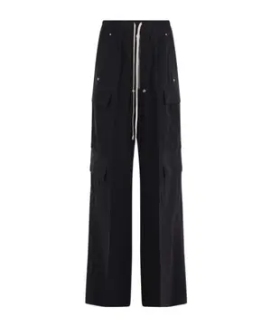 Rick Owens Drawstring Casual Pants - Black