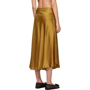 GANNI Tie String Midi Skirt
