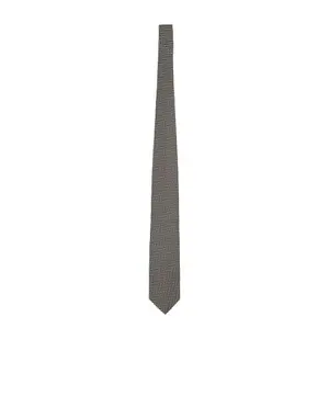 TOM FORD Jacquard Tie - Black