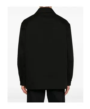 Valentino Garavani Button-up Gabardine Shirt Jacket