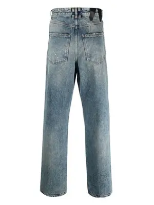 DARKPARK Logo-patch Straight-leg Jeans