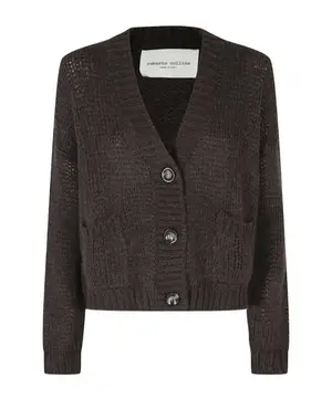 ROBERTO COLLINA Long-sleeve Cardigan - Moka