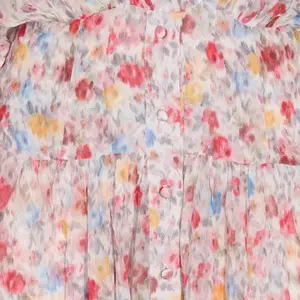 GANNI Floral Silk Dress