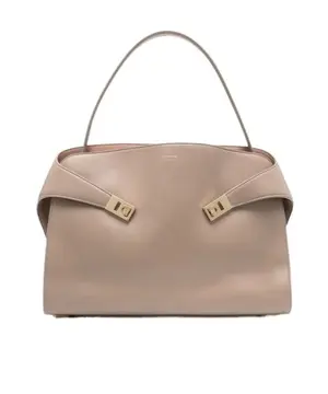 FERRAGAMO Hug Soft Bicolor Shoulder Bag