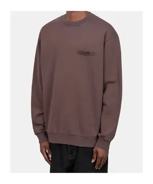 Jacquemus Long Sleeve Crewneck Sweatshirt - Brown
