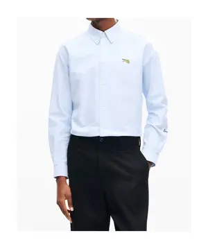 Kenzo Jumping Tiger Embroidered Casual Shirt