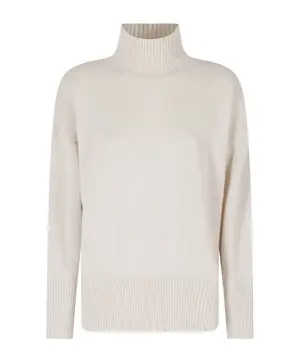 ROBERTO COLLINA Turtleneck Sweater - Meringa