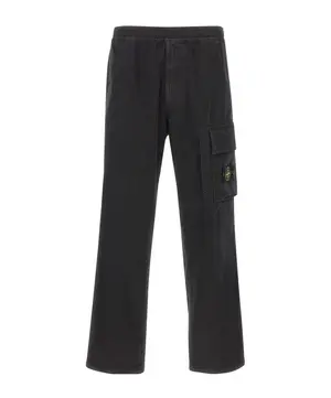 Stone Island Logo Patch Drawstring Trousers
