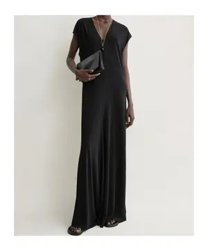 TOTEME V-neck Midi Dress
