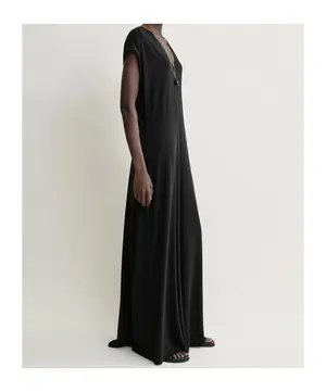 TOTEME V-neck Midi Dress