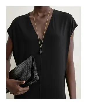 TOTEME V-neck Midi Dress