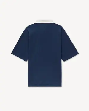 Kenzo Varsity' Relax Polo In Heavy Cotton