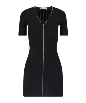 Alexander Wang Short-sleeved Dress - Black