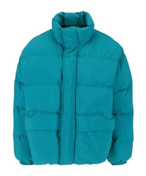 JIL SANDER Long-sleeve Stand-collar Down Jacket - Green