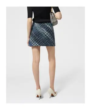 Missoni Wool-blend Check Mini Skirt