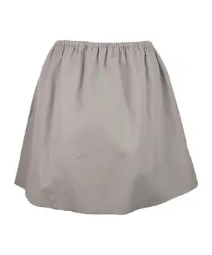 Miu Miu Drawstring Skirt - Gray
