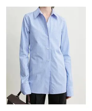 TOTEME Striped Poplin Shirt