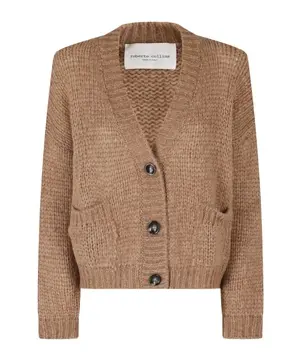 ROBERTO COLLINA Long-sleeve Cardigan - Cammello