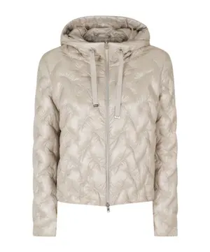 Herno Quilted Hooded Jacket - Chantilly