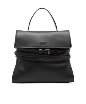 Moschino Leather Tote Bag - Black
