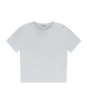 TOTEME Crew Neck Short-sleeved T-shirt - White