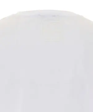 TOTEME Crewneck Short-sleeved T-shirt With Decorative Stitching