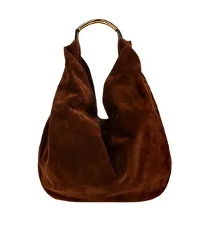 Moschino Suede Shoulder Bag